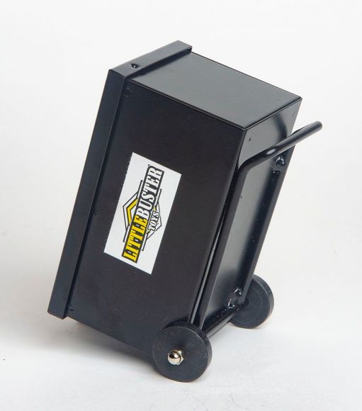 Livestock Steer Black Metal Rolling SHOW BOX Upright with Dolly Little ...